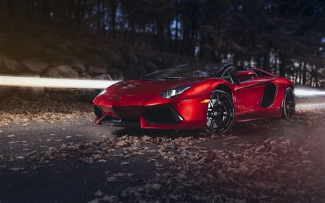 배경 화면 람보르기니 Lamborghini Aventador 스포츠카 고성능 차 바퀴 초차 육상 차량 자동차