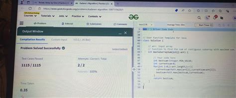 Akshat Pandey On Linkedin In This Problem We Give An Array So We Have To Find The Maximum Sub