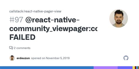 React Native Communityviewpagercompilereleasejavawithjavac Failed · Issue 97 · Callstack