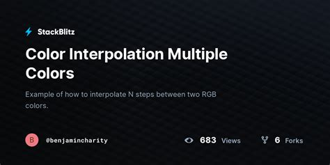 color interpolation multiple colors stackblitz