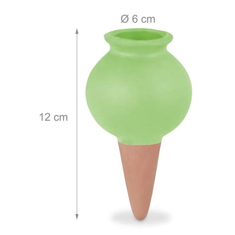 Relaxdays Arrosage En Terre Cuite Lot De 6 Pour Intérieur Chambre
