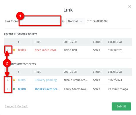 linking tickets — zammad user documentation documentation
