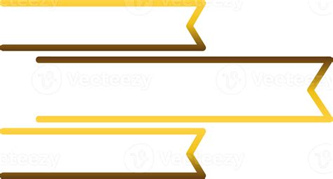 Gold Ribbon Design Element 15124772 Png