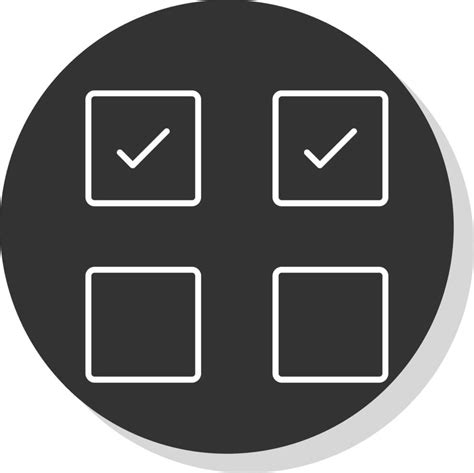 check box line grey icon 39428200 vector art at vecteezy