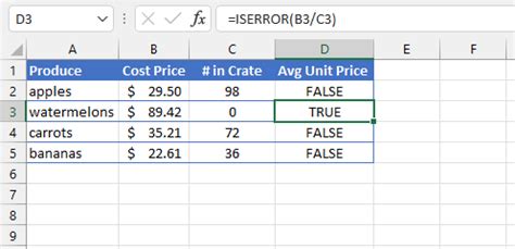 How To Use The Excel ISERROR Function GoSkills