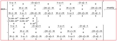 Assigning A Variable To Symbolically Solved Matrix Ptc Community