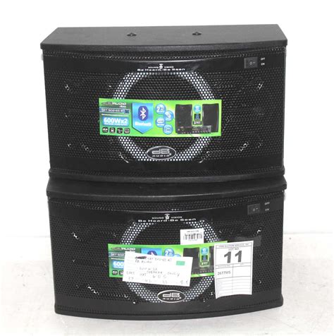 Db Audio Professional Loud Speaker Set 502 65 Bt Db Audio Professional Loud Speaker Set 502 65