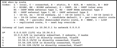Refer To The Exhibit When Router R1 Is Sending Traffic To Ip Address 10 56 192 1 Which