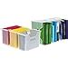 Amazon IRIS USA Medium Portable Desktop File Box Clear 6 Pack