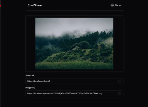 shotshare self hosted image sharing app foss alternative to imgur