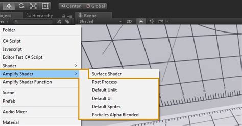 Уроки Unity3d и Daz3d Описание Шаблонов Amplify Shader Editor Ase
