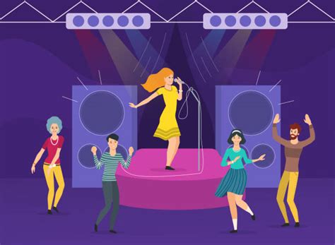 3200 Woman Karaoke Stock Illustrations Royalty Free Vector Graphics