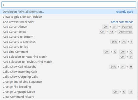 Cant Set Keybinding In Any Pop Widget Such As Findwidget Command