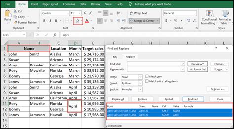 cómo encontrar celdas combinadas en excel