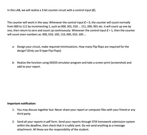 Solved In This LAB We Will Realize A 3 Bit Counter Circuit Chegg Com