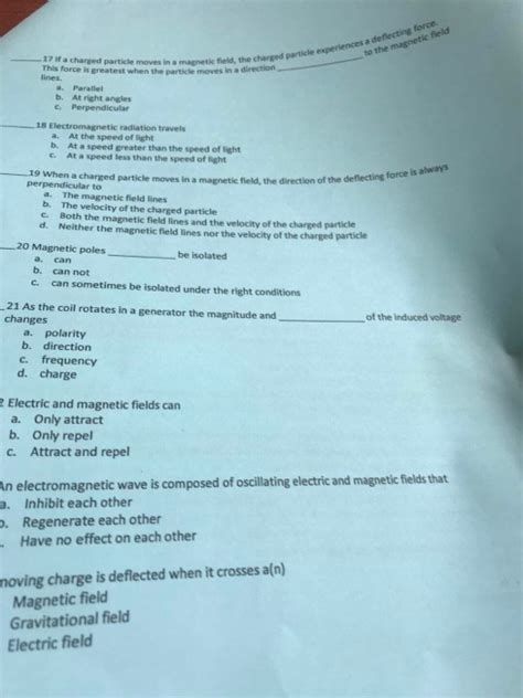 solved the 17 if a charged particle moves in a magnetic