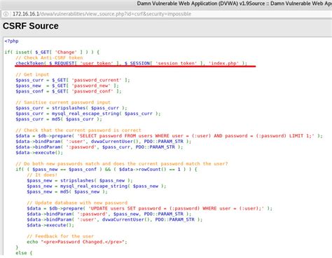 Dvwa Csrf Tutorial Medium Security Thu Dinh