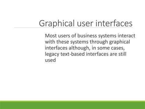 Hci User Interface Design Principals Ppt