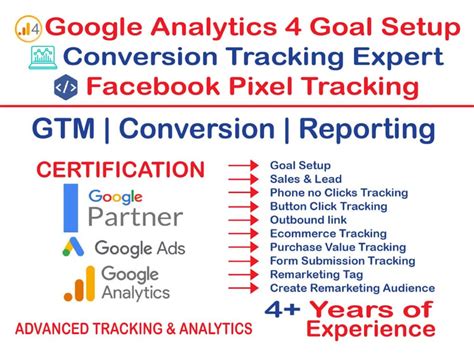 Google Analytics Fixed Setup GA ECommerce Tracking Conversion Tracking Upwork