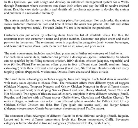 Solved In This Question You Will Design And Develop An Chegg Com