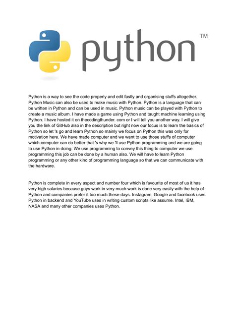 what is programming and why learn python computer science stuvia us