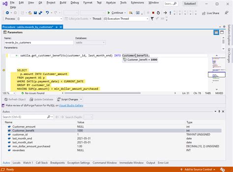 Easy Debugging In Visual Studio With Dbforge Fusion Plugin Debugger