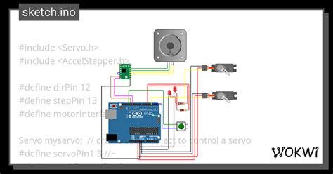 Controlling A Servo A Stepper And An LED With A Single Switch Page General Guidance