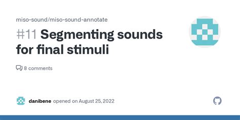 Segmenting Sounds For Final Stimuli · Issue 11 · Miso Soundmiso Sound