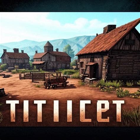 Ai Art Generator Rust Pc Game Youtube Thumbnail Of A Village