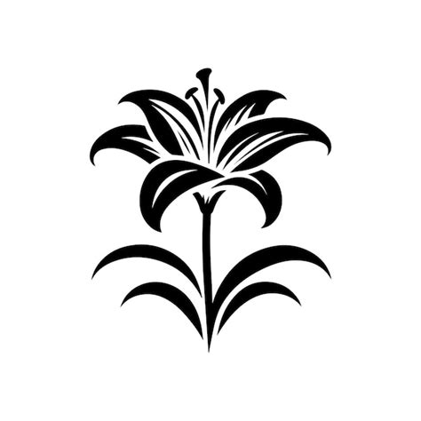 Lily Shape Silhouette Images Free Download On Freepik