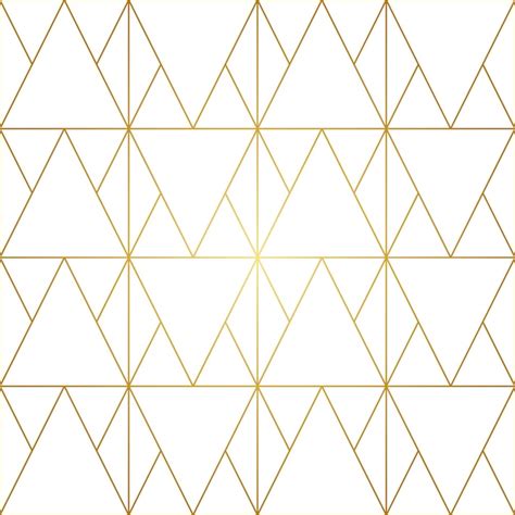 Premium Vector Golden Lines Geometric Seamless Pattern