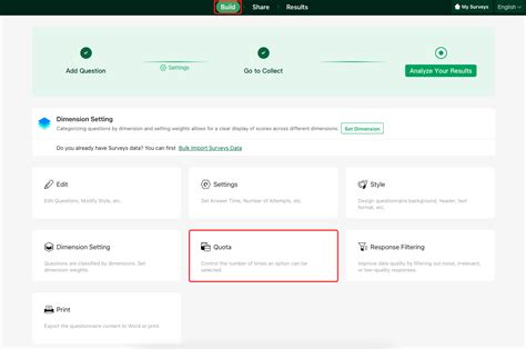 Quota Setting SurveyMars Help