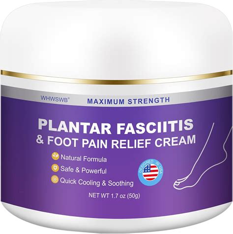 Whwswb Plantar Fasciitis Relief Cream Heel Relief Cream For