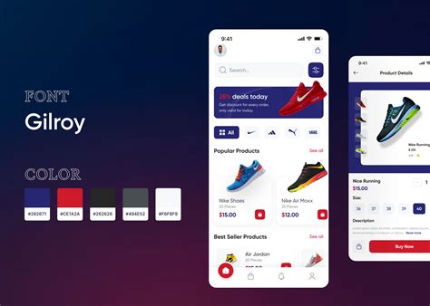 Shoe E Commerce App Mobile Ui Design Behance