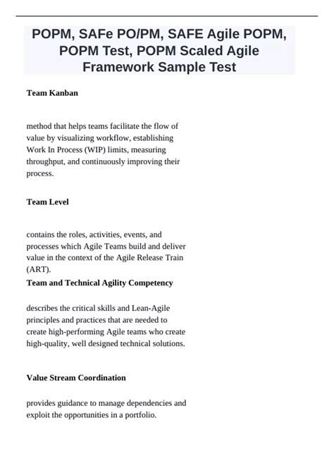 Popm Safe Popm Safe Agile Popm Popm Test Popm Scaled Agile