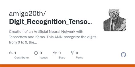 GitHub Amigo Th Digit Recognition Tensorflow Creation Of An Artificial Neural Network With