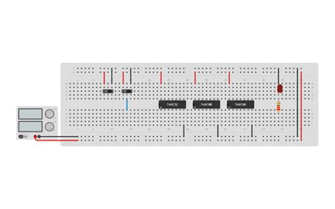 circuit design ejercicio 1 parcial tinkercad