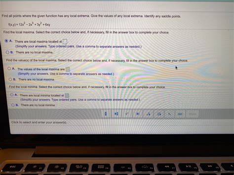 Solved Find All Points Where The Given Function Has Any
