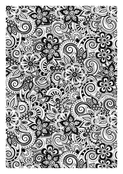 Spalvu Terapija 2 Zentangle Pattern