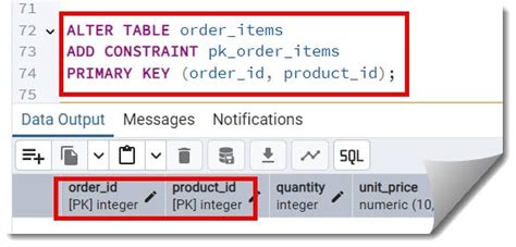 Postgresql Add Primary Key Multiple Columns