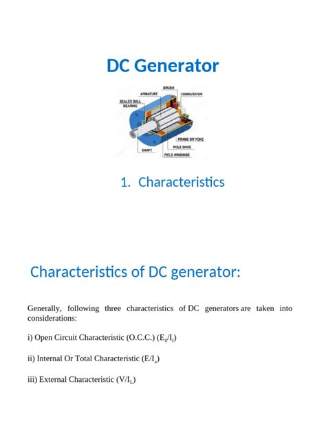 Dcmachinecharacteristics Pdf