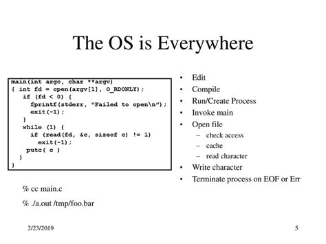 Operating Systems Cse451 Spring Ppt Download