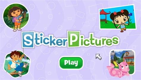 Nick Jr Sticker Pictures Classic