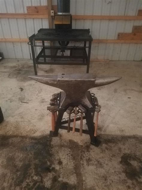 Anvil Stand Build Stands For Anvils Swage Blocks Etc I Forge Iron