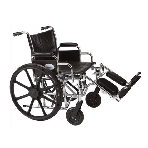 Cardinal Health Chrome Finish Standard Wheelchairs Wheelchair Chrom