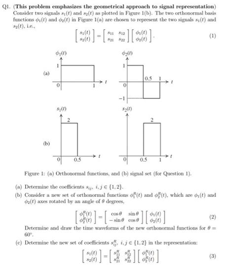 Solved 21 This Problem Emphasizes The Geometrical Approach