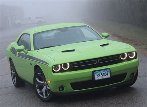 First Drive Freshened 2015 Dodge Challenger Is A Mean Green Cruising