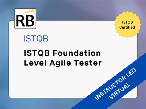 virtual istqb foundation level agile tester — rex black inc