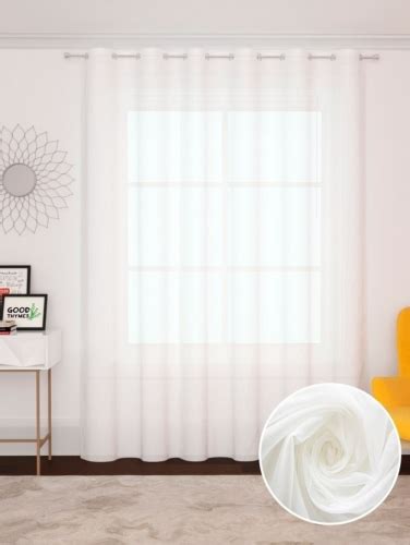 Тюль на люверсах белый Вуаль белая