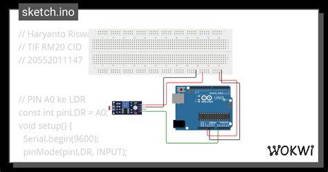 Sensor Cahaya Wokwi Esp32 Stm32 Arduino Simulator